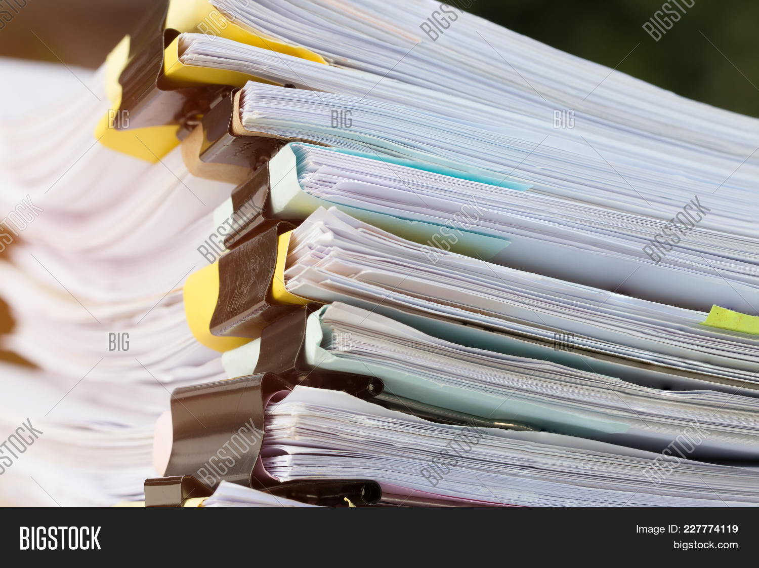 Stack Papers Documents Image & Photo (Free Trial) | Bigstock