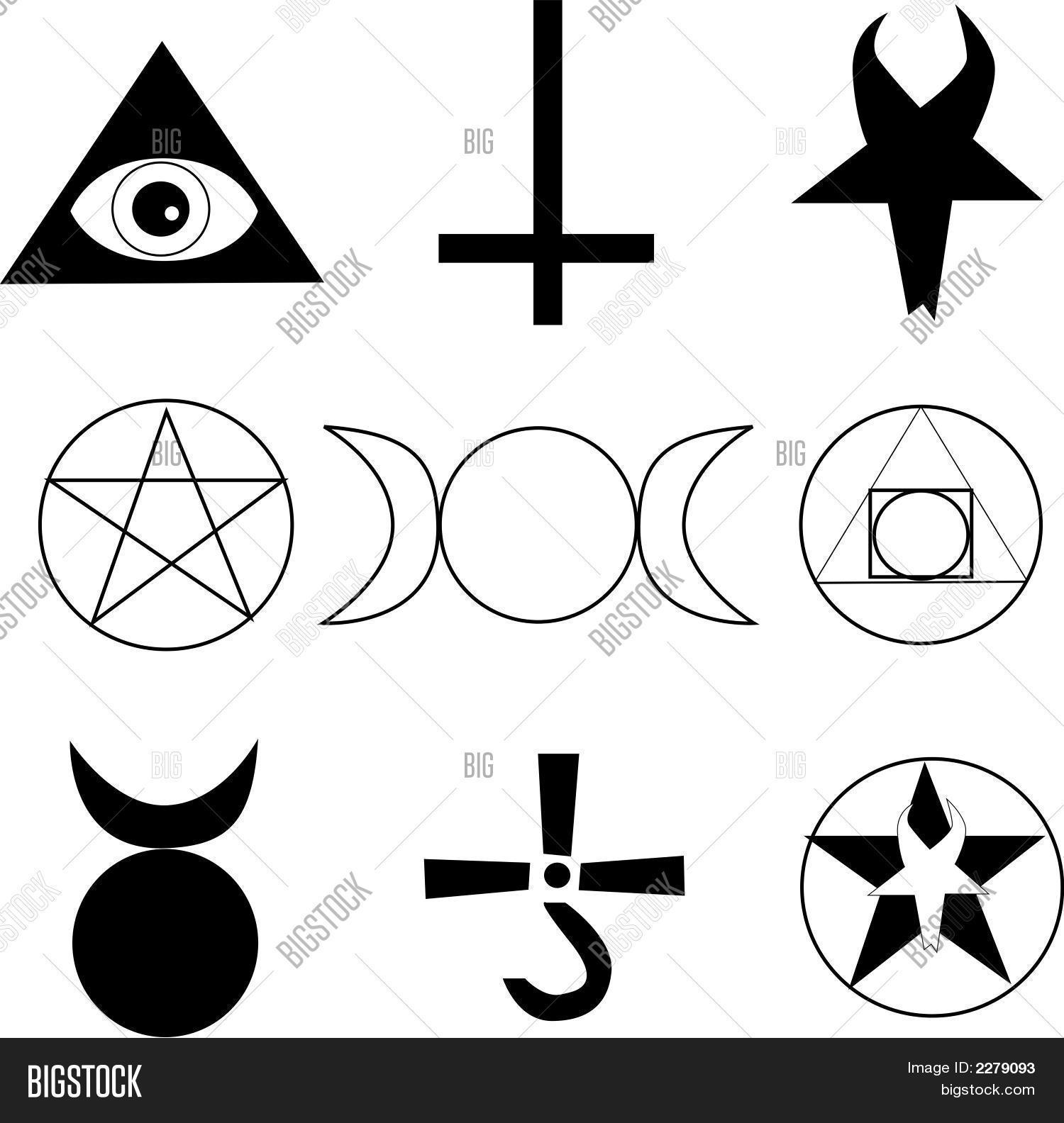 Pagan Symbols Vector & Photo (Free Trial) | Bigstock