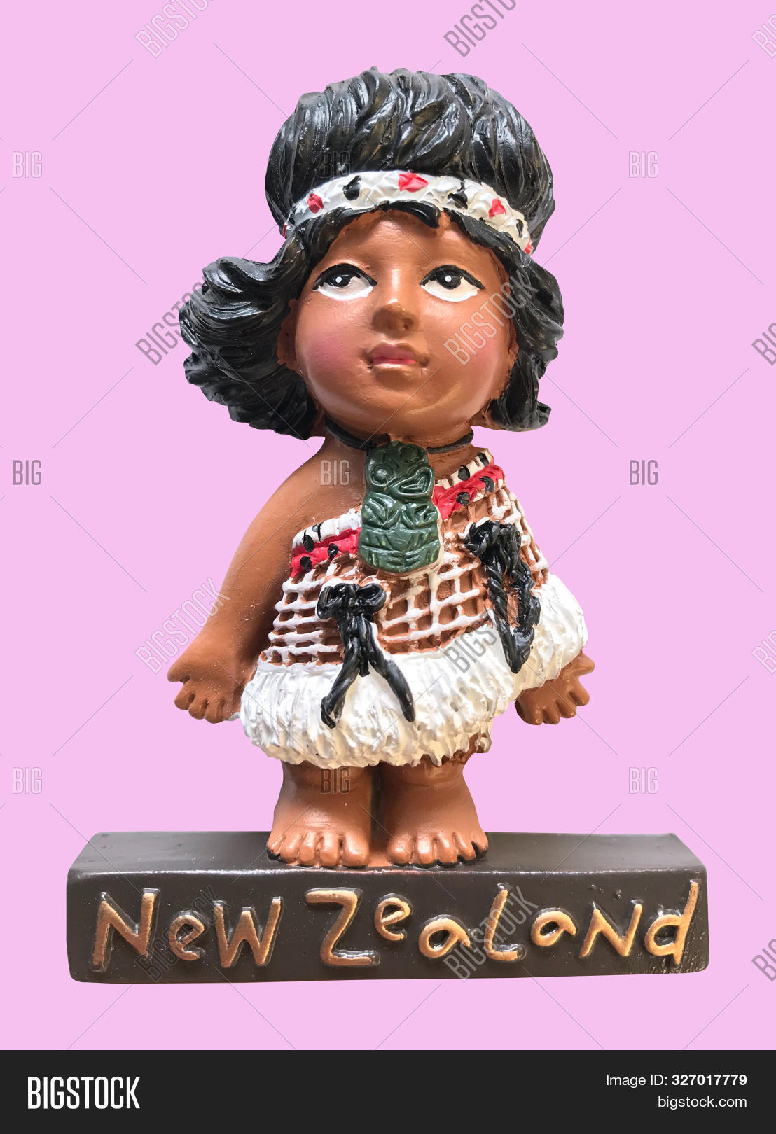 Maori Female Doll Full Image & Photo (Free Trial) | Bigstock