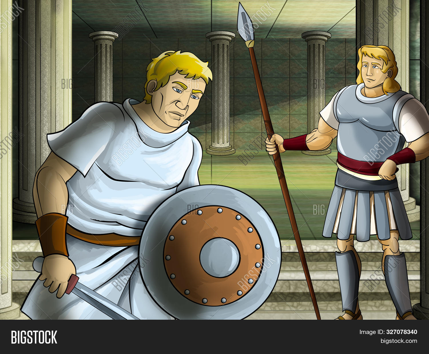 Cartoon Scene Roman Image & Photo (Free Trial) | Bigstock