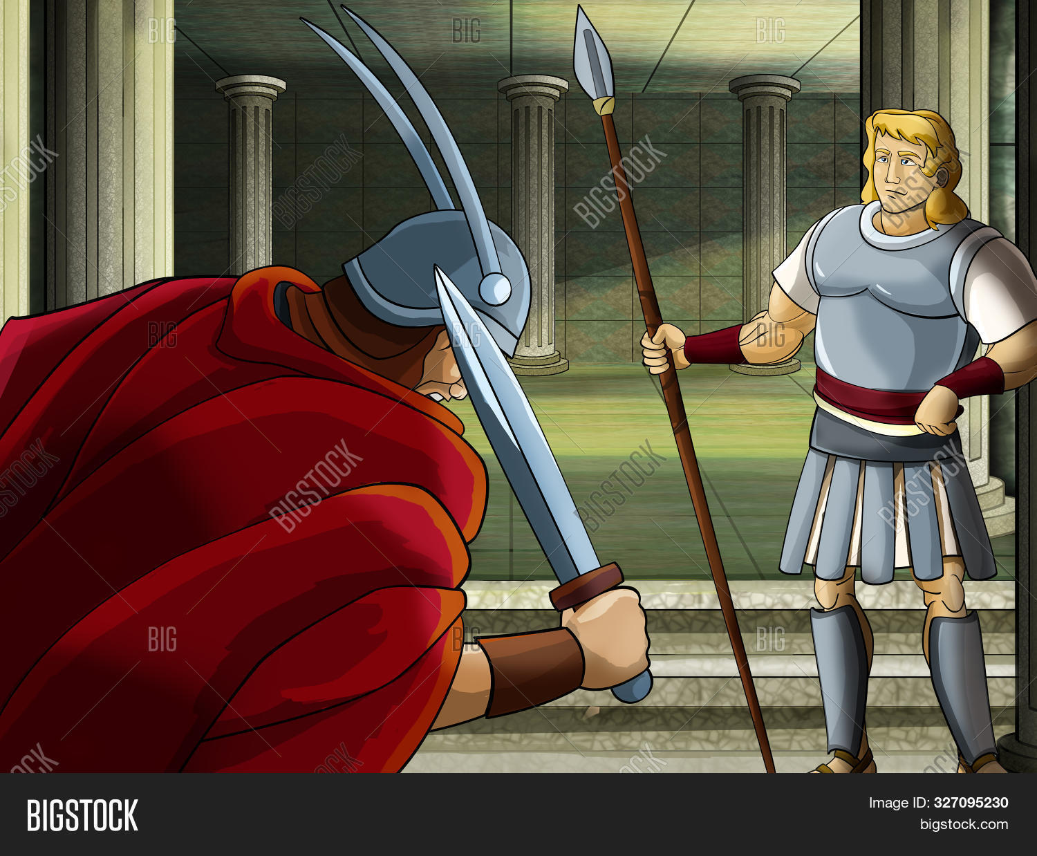 Cartoon Scene Roman Image & Photo (Free Trial) | Bigstock