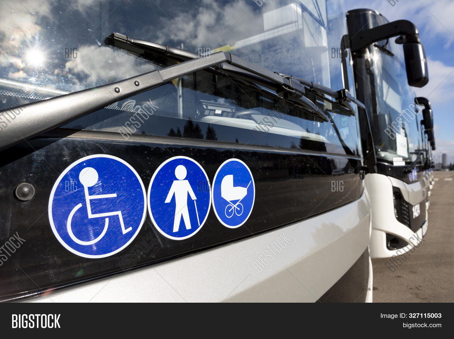 New Modern Busses On Image & Photo (Free Trial) | Bigstock