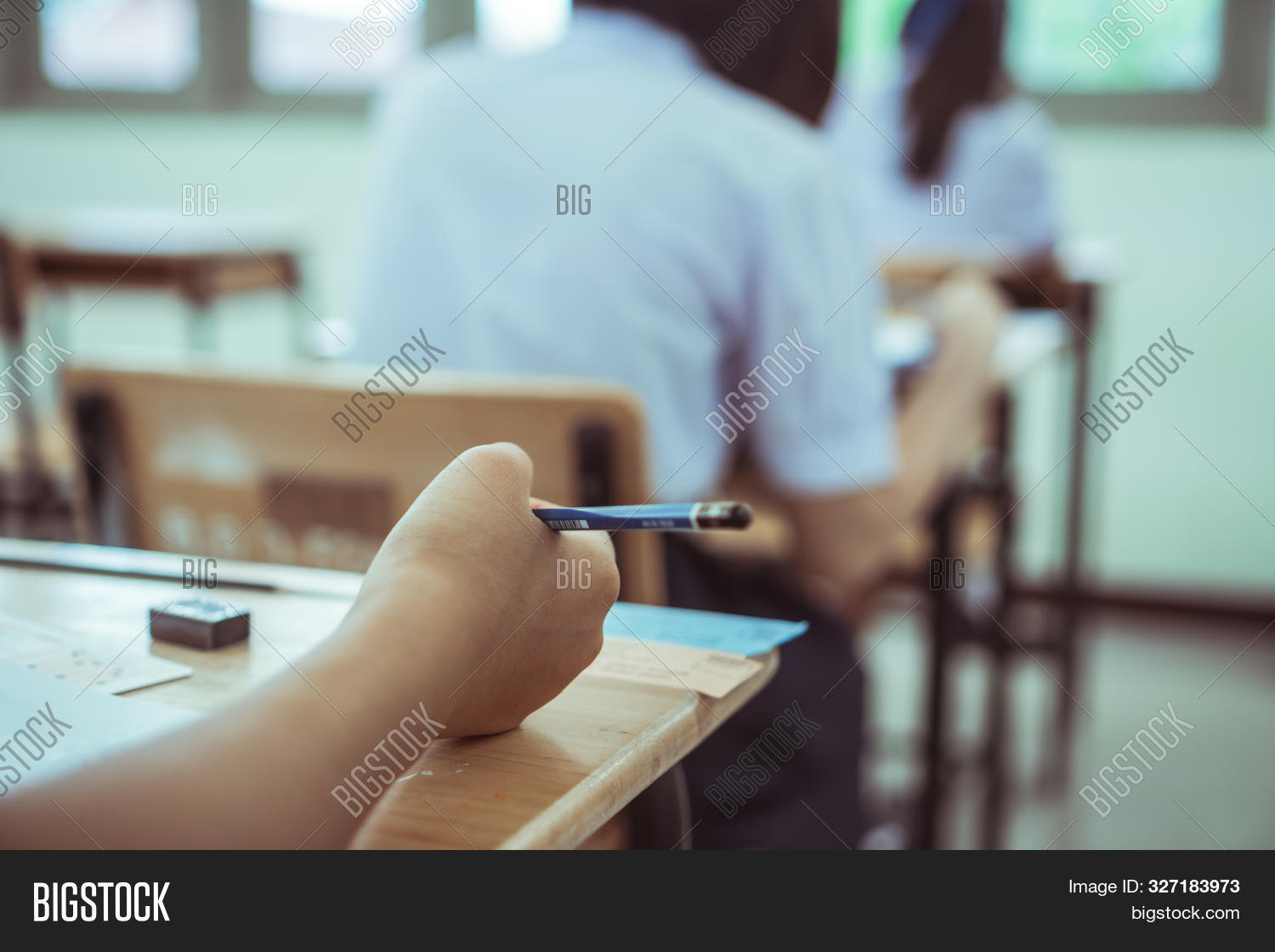 Student Doing Test Image & Photo (Free Trial) | Bigstock