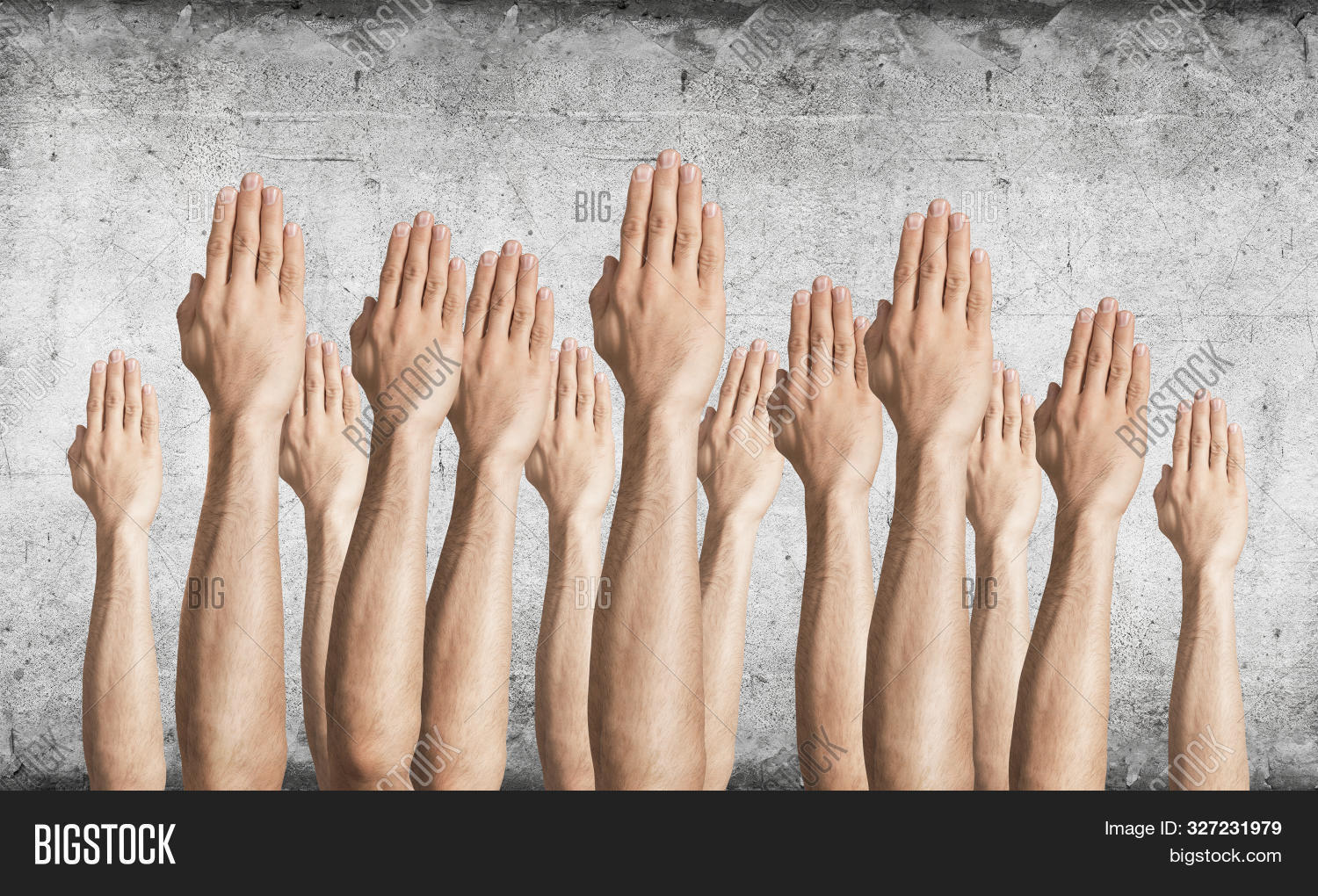 Row Man Hands Showing Image & Photo (Free Trial) | Bigstock
