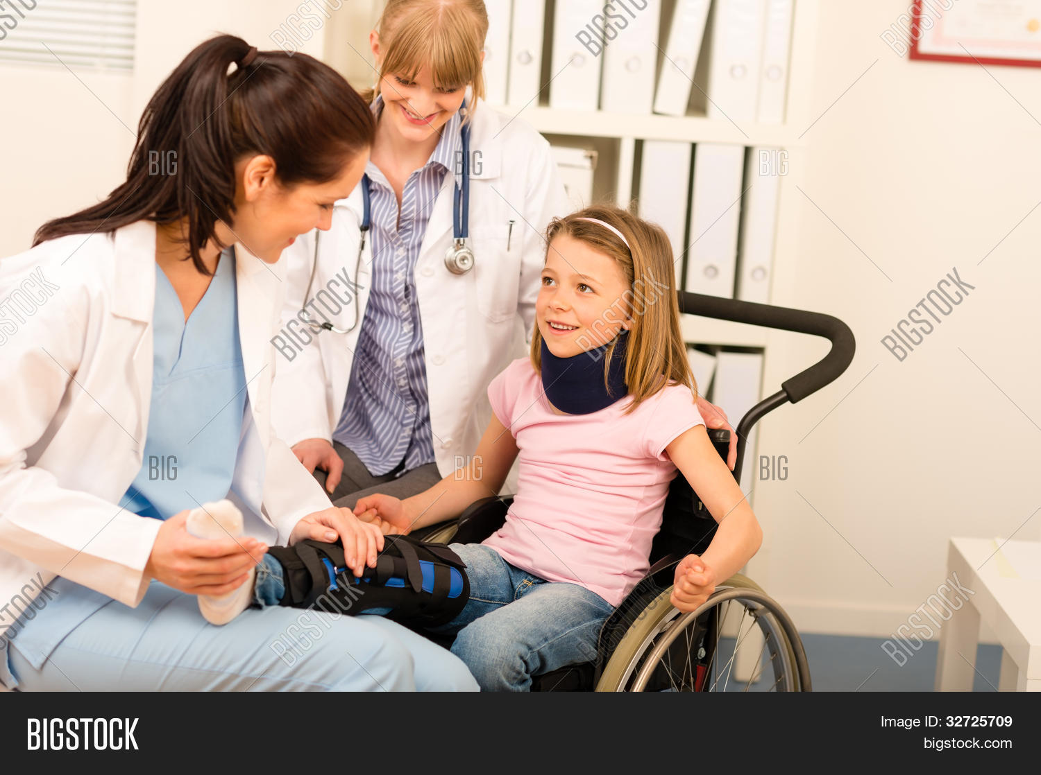 Little Injured Girl On Image & Photo (Free Trial) | Bigstock