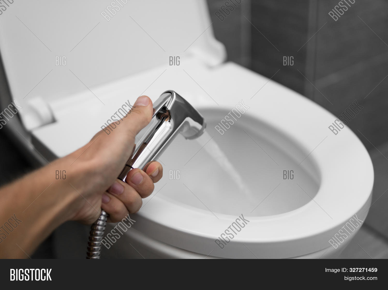 Using Bidet Shower Image & Photo (Free Trial) | Bigstock