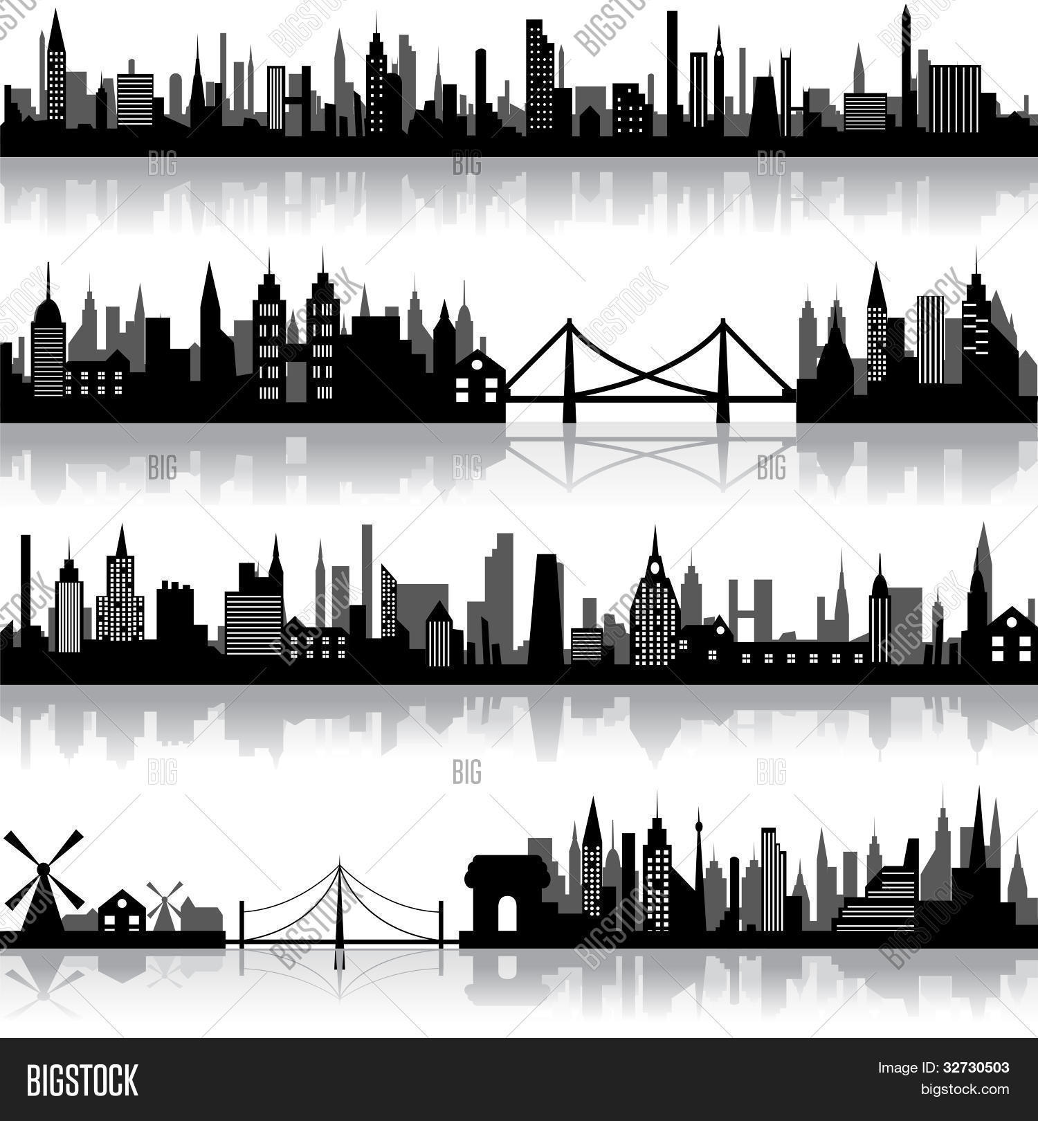 Vector City Scape Vector & Photo (Free Trial) | Bigstock