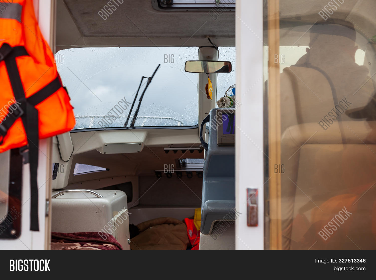 Cabin Motor Boat Image & Photo (Free Trial) | Bigstock