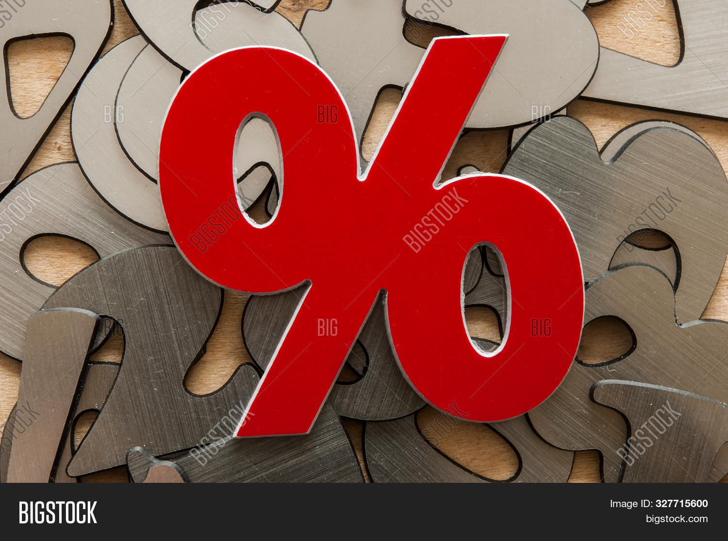 Red Percents Sign Image & Photo (Free Trial) | Bigstock
