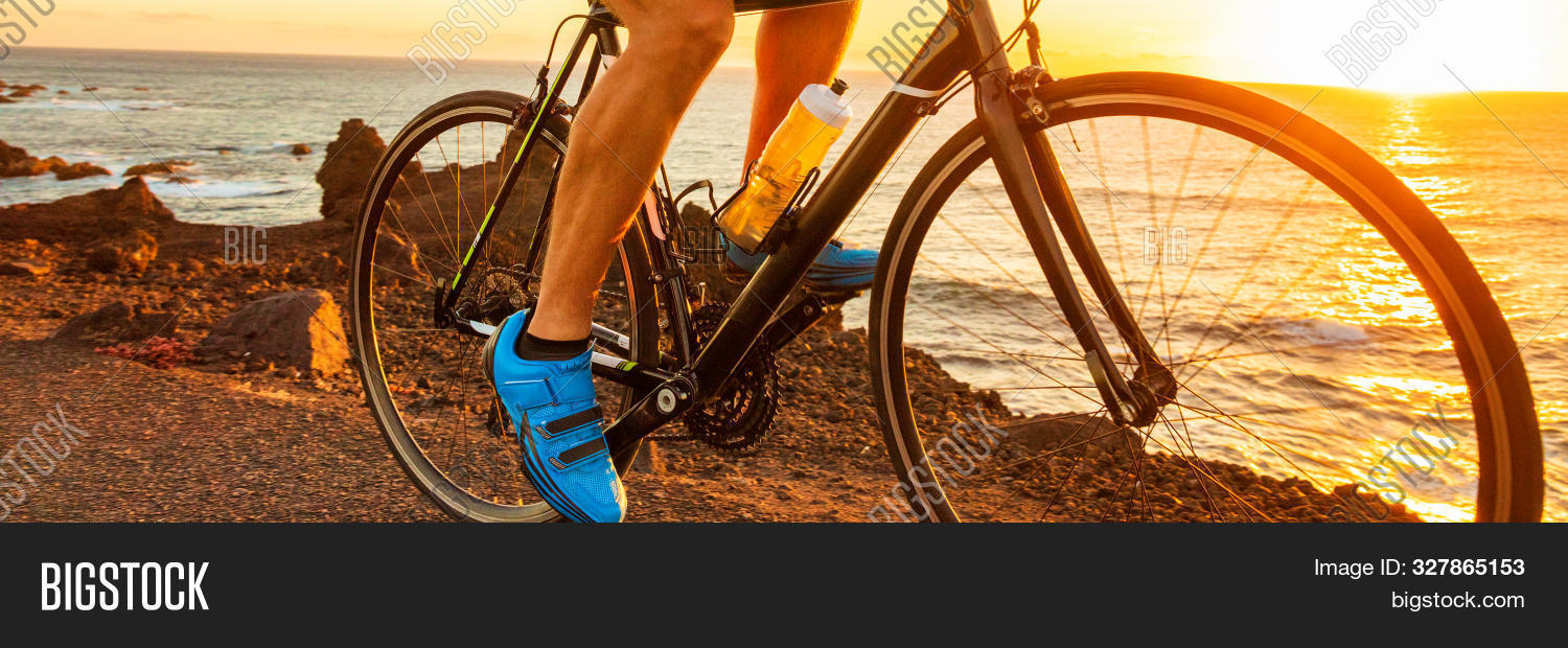 Bike Race Sunset Road Image & Photo (Free Trial) | Bigstock