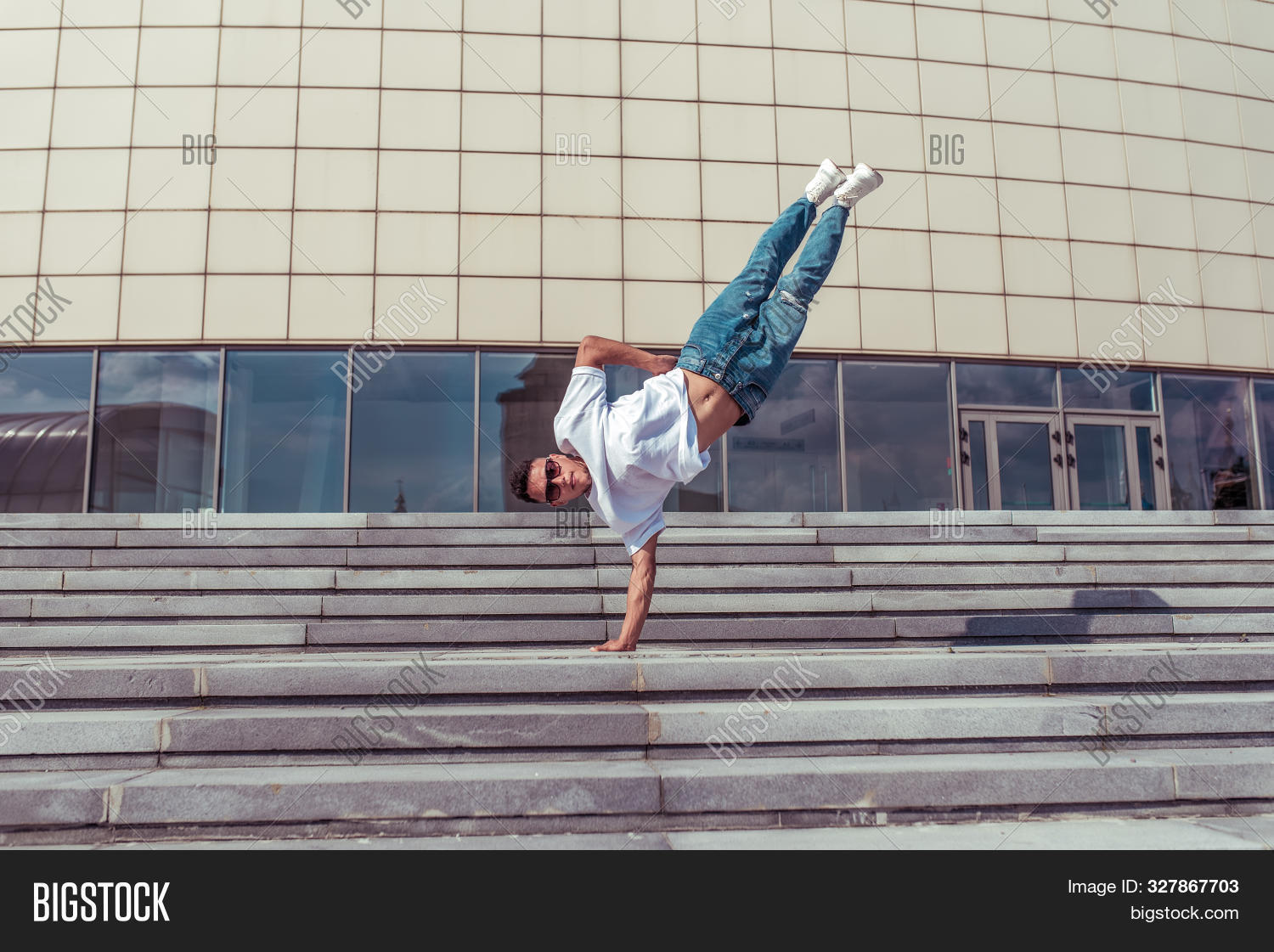 Acrobat Dancer Stands Image & Photo (Free Trial) | Bigstock