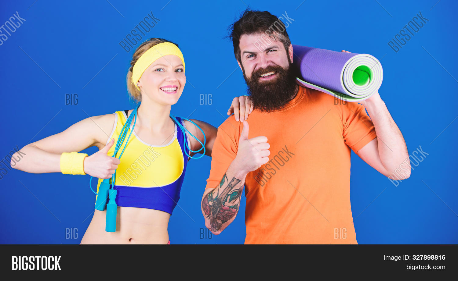 Man Woman Exercising Image & Photo (Free Trial) | Bigstock