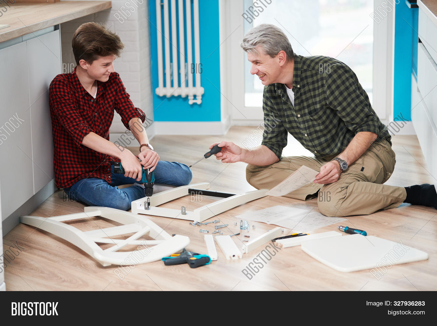 Father Son Work Image & Photo (Free Trial) | Bigstock
