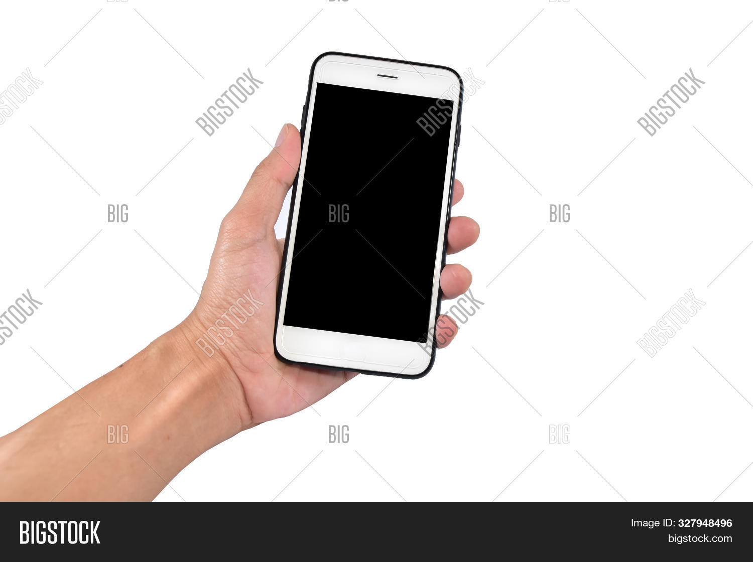 Hand Holding Mobile Image & Photo (Free Trial) | Bigstock