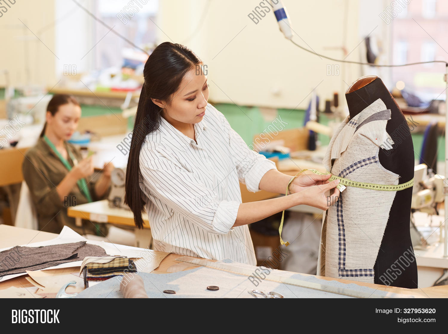 Asian Female Tailor Image & Photo (Free Trial) | Bigstock