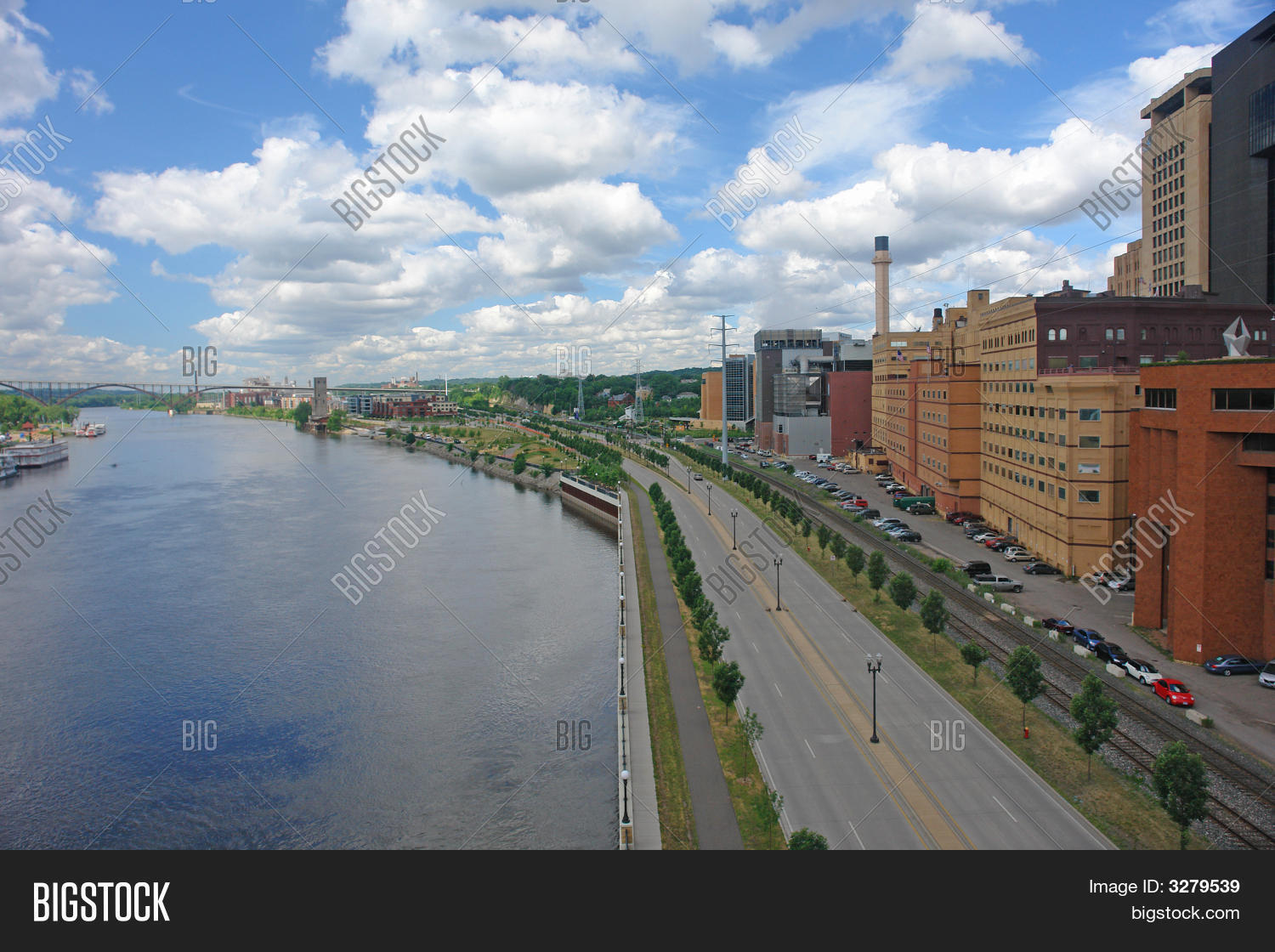City St. Paul By River Image & Photo (Free Trial) | Bigstock
