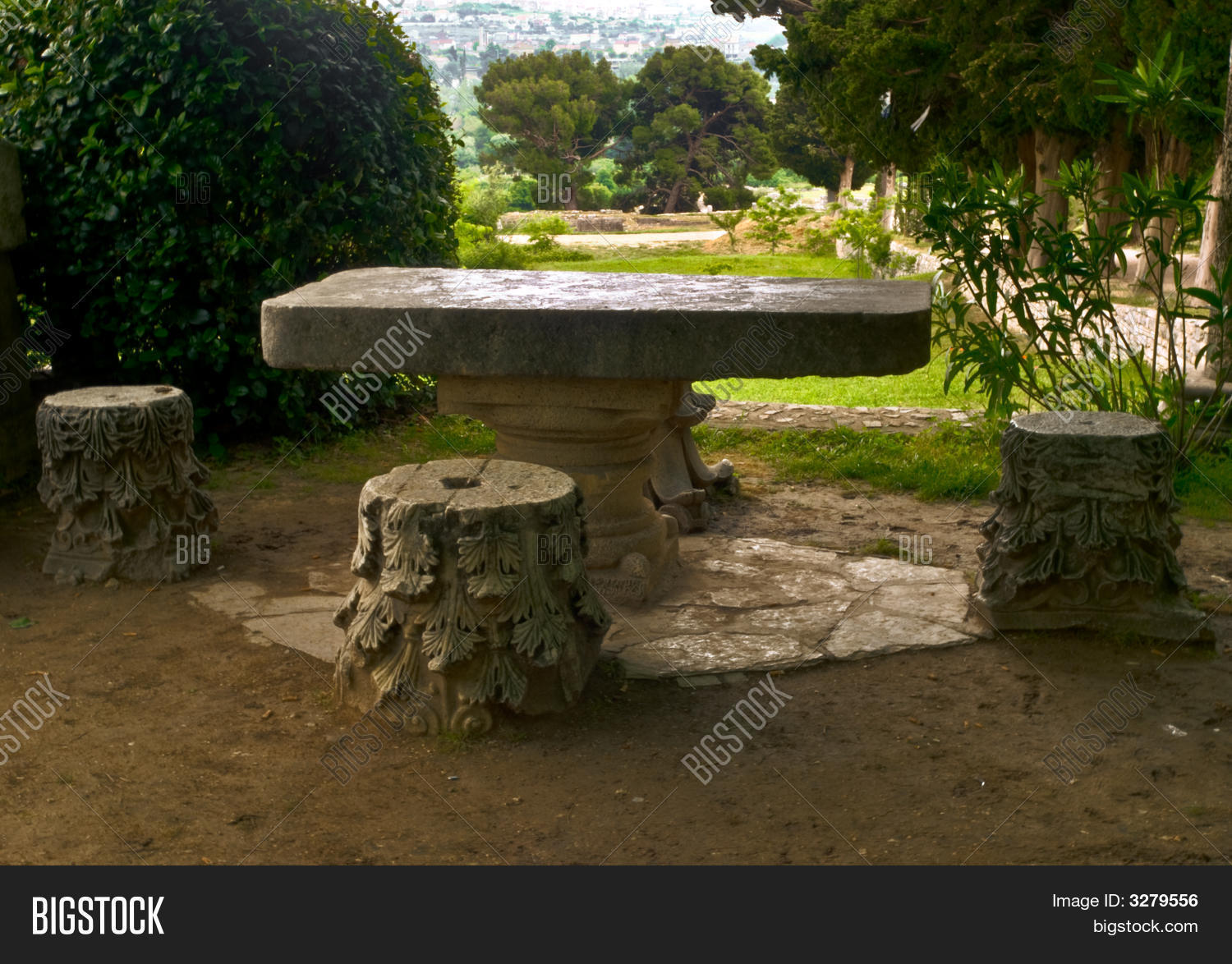 Stone Table Image & Photo (Free Trial) | Bigstock