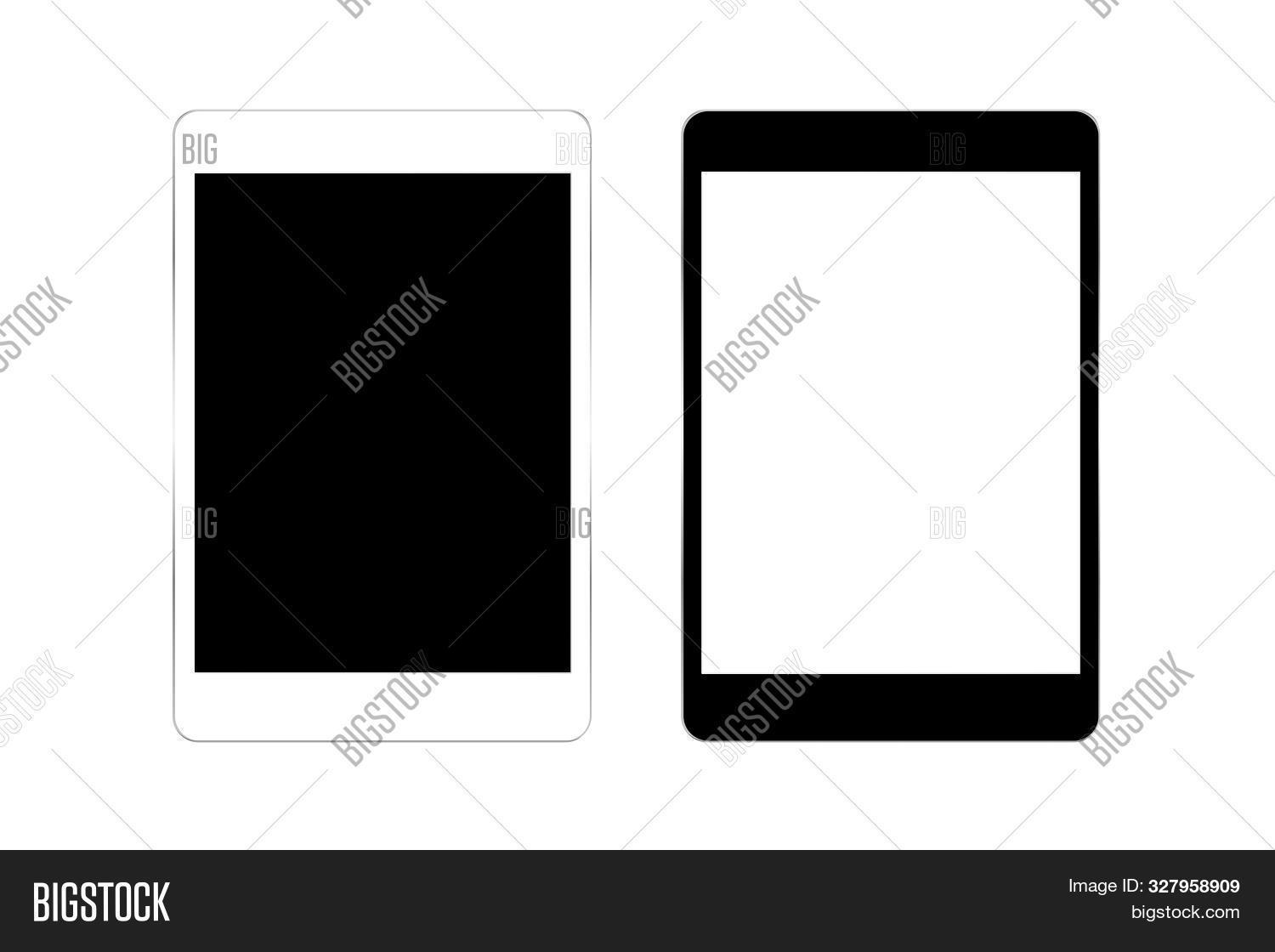Black White Tablet Image & Photo (Free Trial) | Bigstock