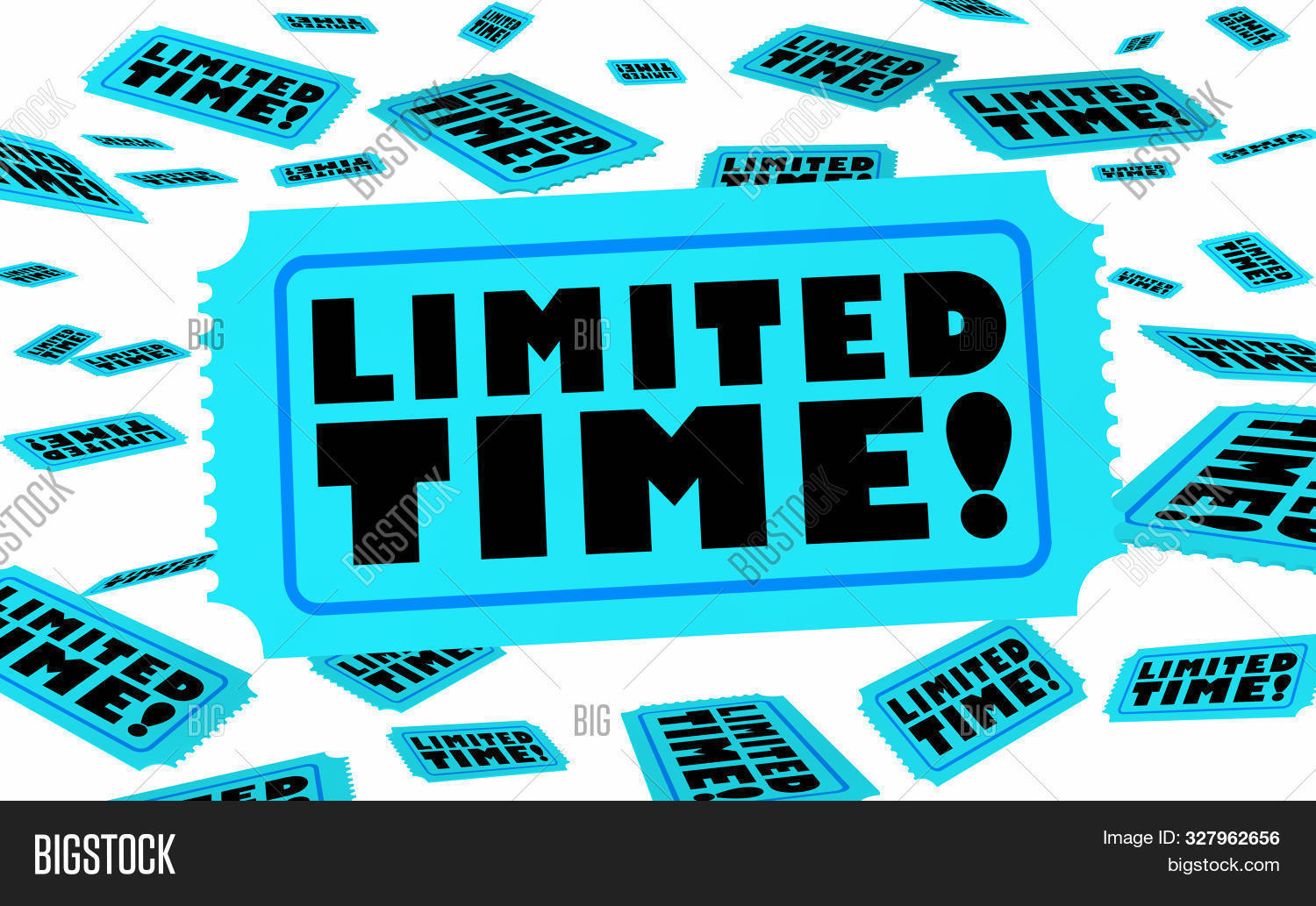 Limited Time Ticket Image & Photo (Free Trial) | Bigstock