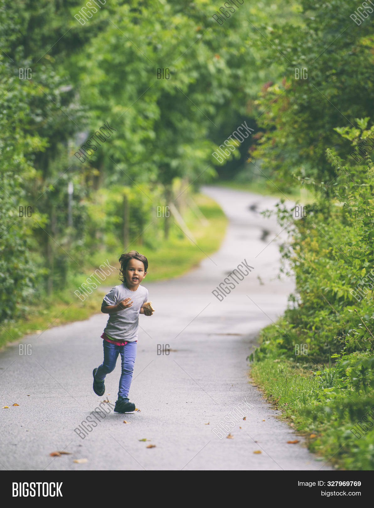 Little Child Running Image & Photo (Free Trial) | Bigstock