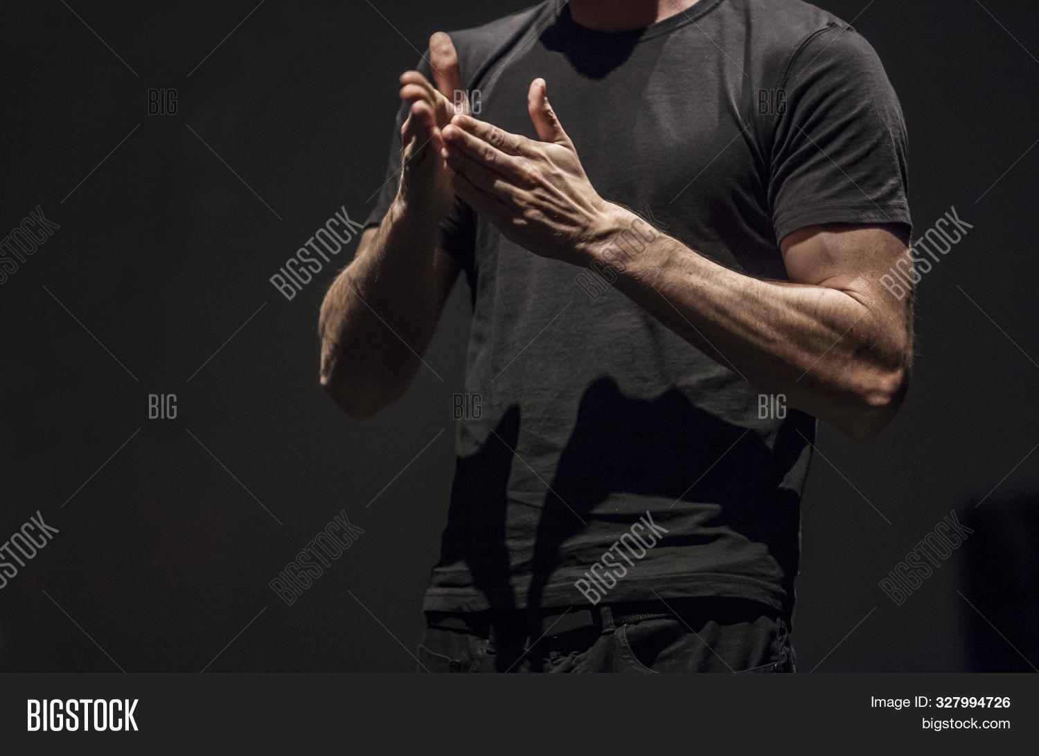 Sign Language Man Image & Photo (Free Trial) | Bigstock