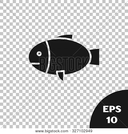 Black Fish Icon Vector & Photo (Free Trial) | Bigstock