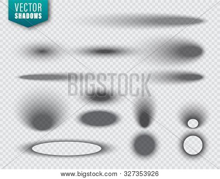 Vector Shadows Set On Vector & Photo (Free Trial) | Bigstock