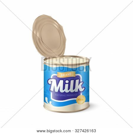 Condensed Milk. Vector & Photo (Free Trial) | Bigstock