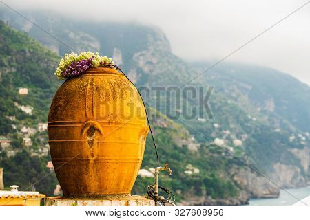 View Positano Flowers Image & Photo (Free Trial) | Bigstock