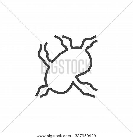 Lymph Node Line Icon Vector & Photo (Free Trial) | Bigstock