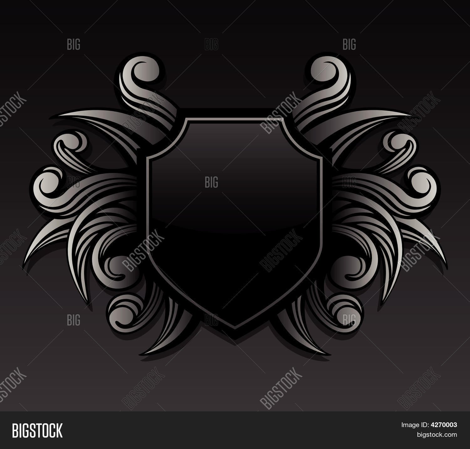 Gothic Shield Emblem Vector & Photo (Free Trial) | Bigstock