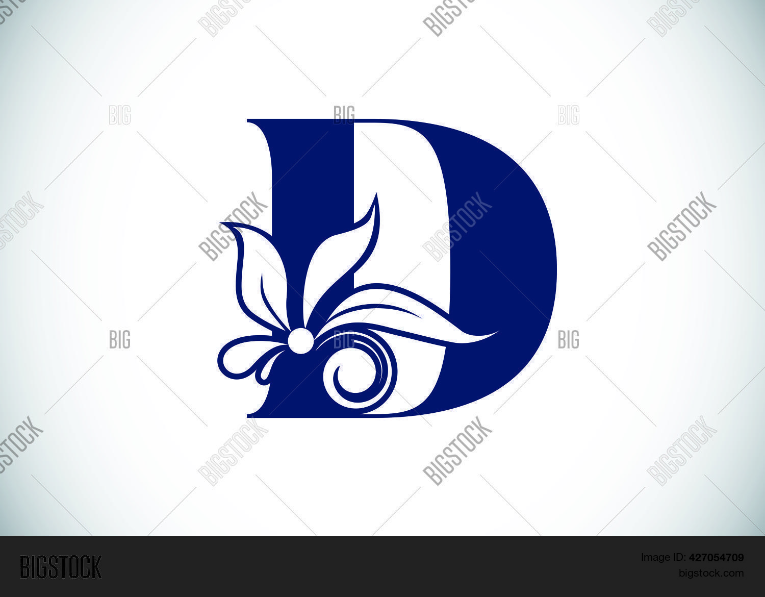 Floral Monogram Vector & Photo (Free Trial) | Bigstock