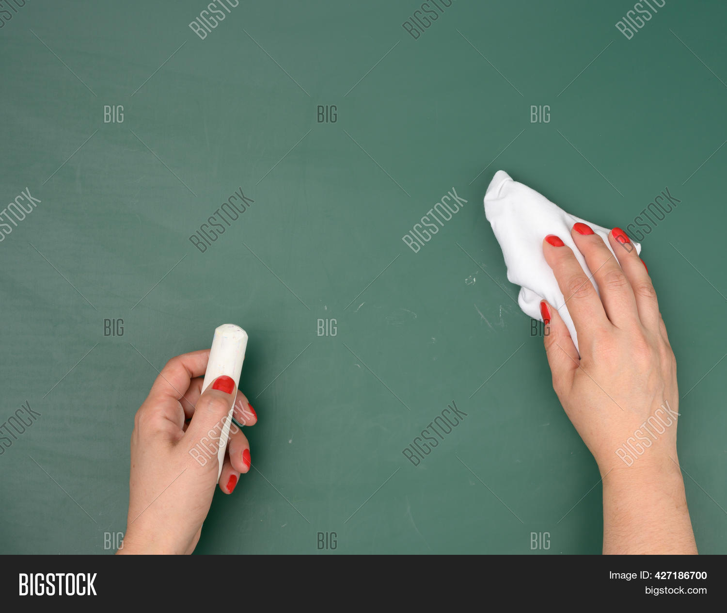 Piece Of White Chalk