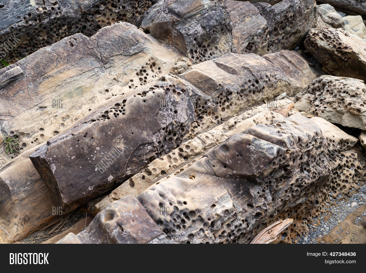 Eroded Rocks Holes Image & Photo (Free Trial) | Bigstock