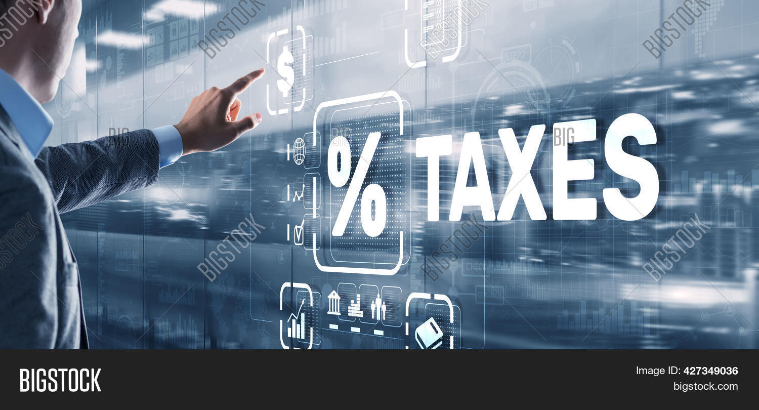 Concept Taxes Paid By Image & Photo (Free Trial) | Bigstock