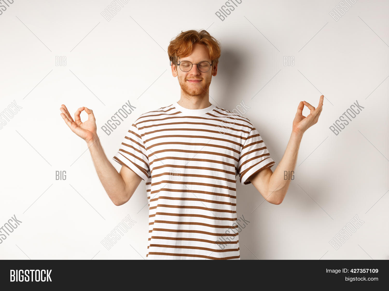 Calm Relaxed Young Man Image & Photo (Free Trial) | Bigstock