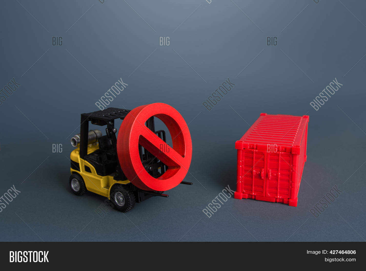 Forklift Carries No Image & Photo (Free Trial) | Bigstock