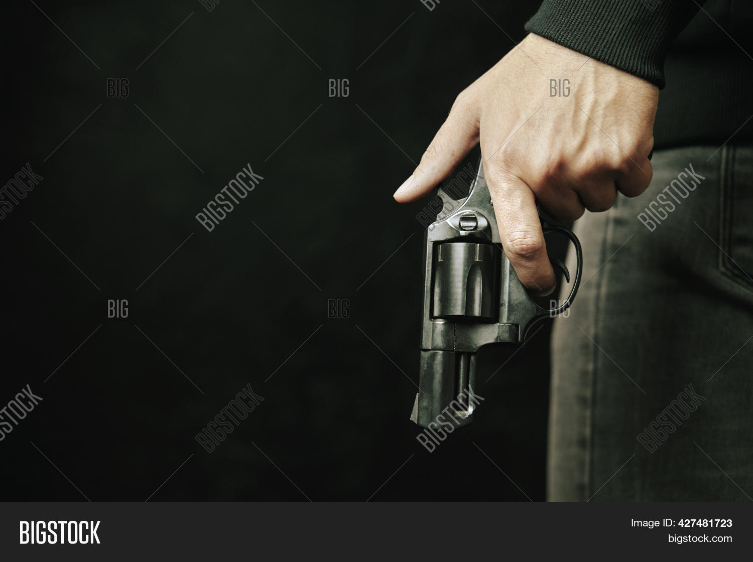 Guy Gun Down. Black Image & Photo (Free Trial) | Bigstock