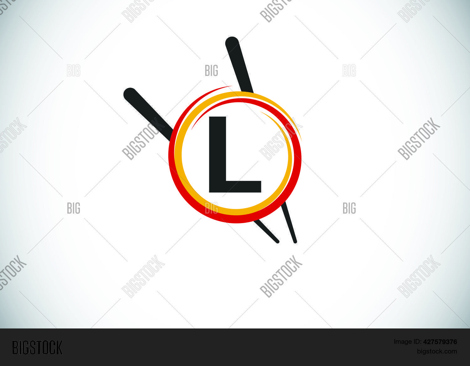Initial L Monogram Vector & Photo (Free Trial) | Bigstock