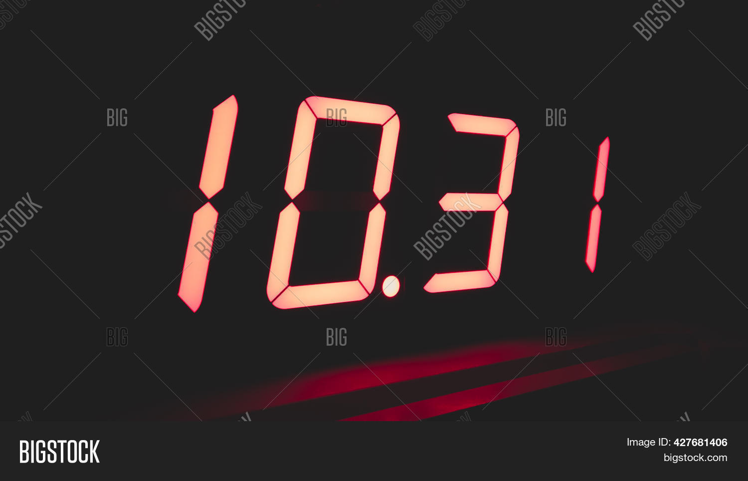 Digital Clock Red Led Image & Photo (Free Trial) | Bigstock