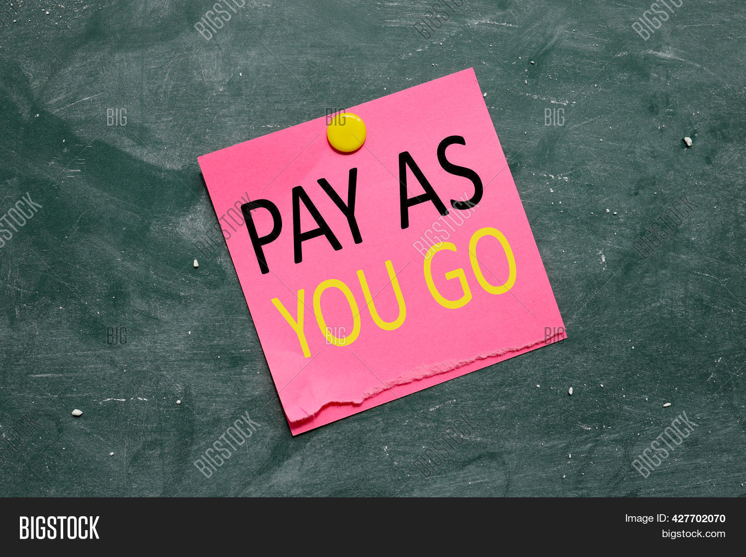 Pay You Go. Text On Image & Photo (Free Trial) | Bigstock