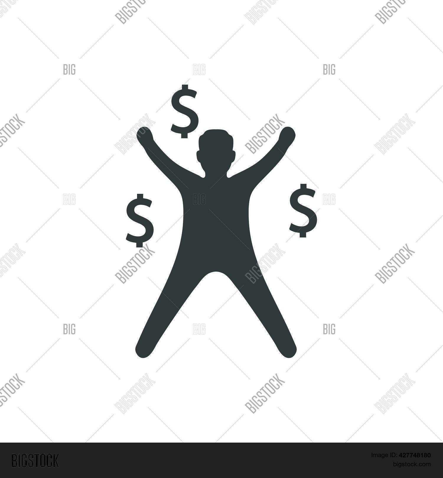 Rich Man Icon. Vector & Photo (Free Trial) | Bigstock