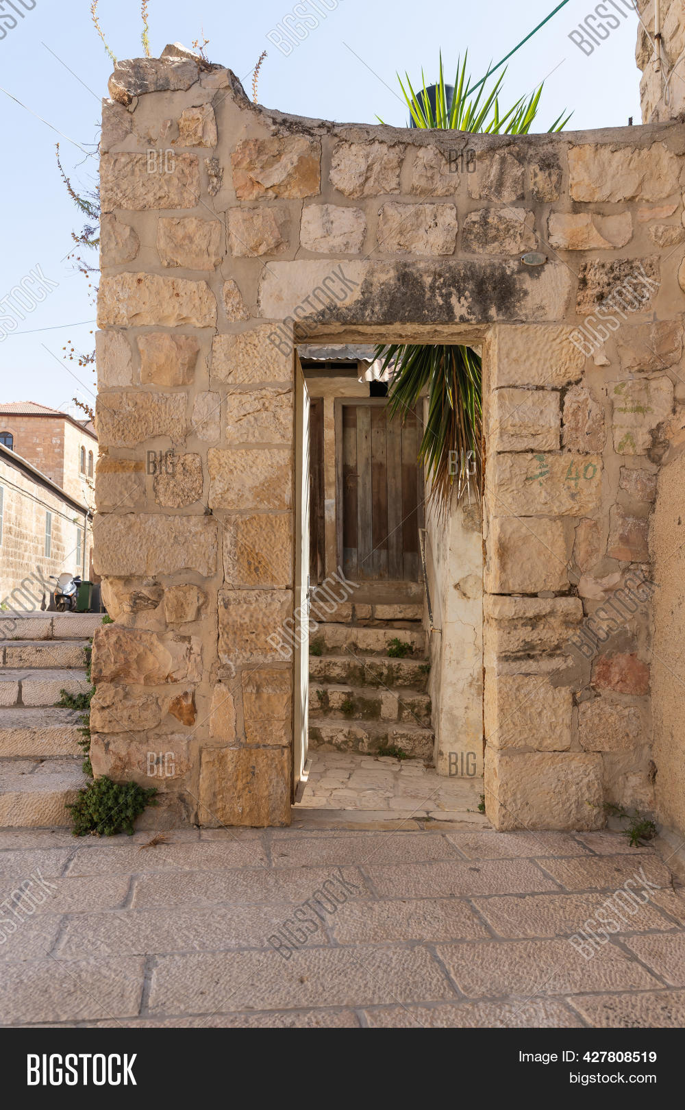 Old House Courtyard On Image & Photo (Free Trial) | Bigstock