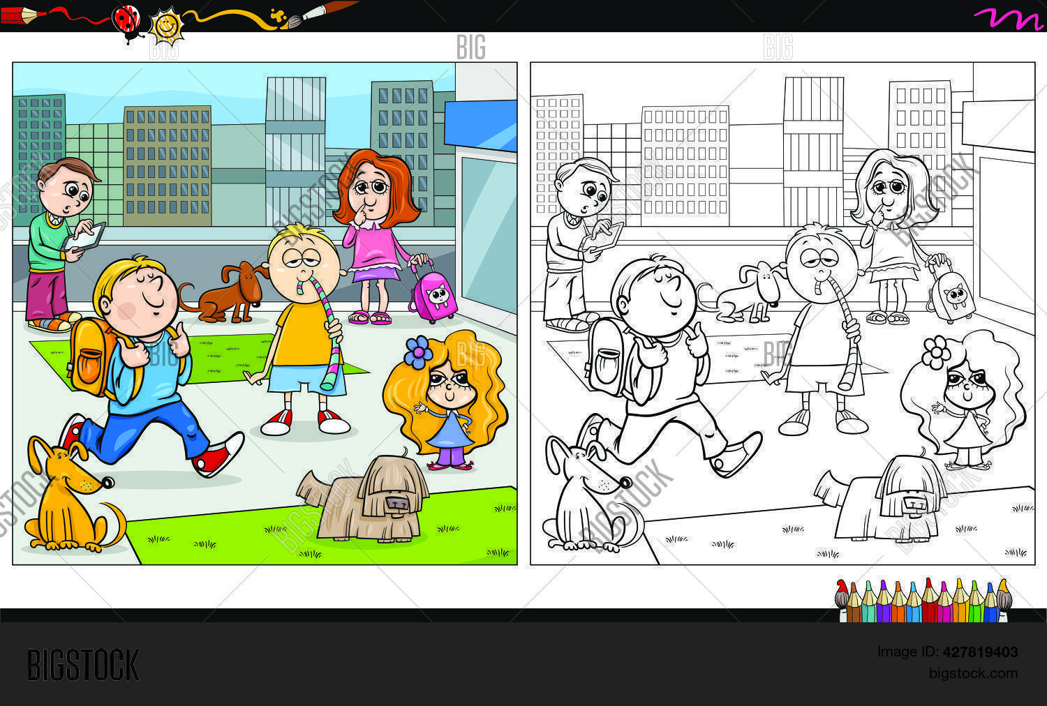 Cartoon Illustration Vector & Photo (Free Trial) | Bigstock