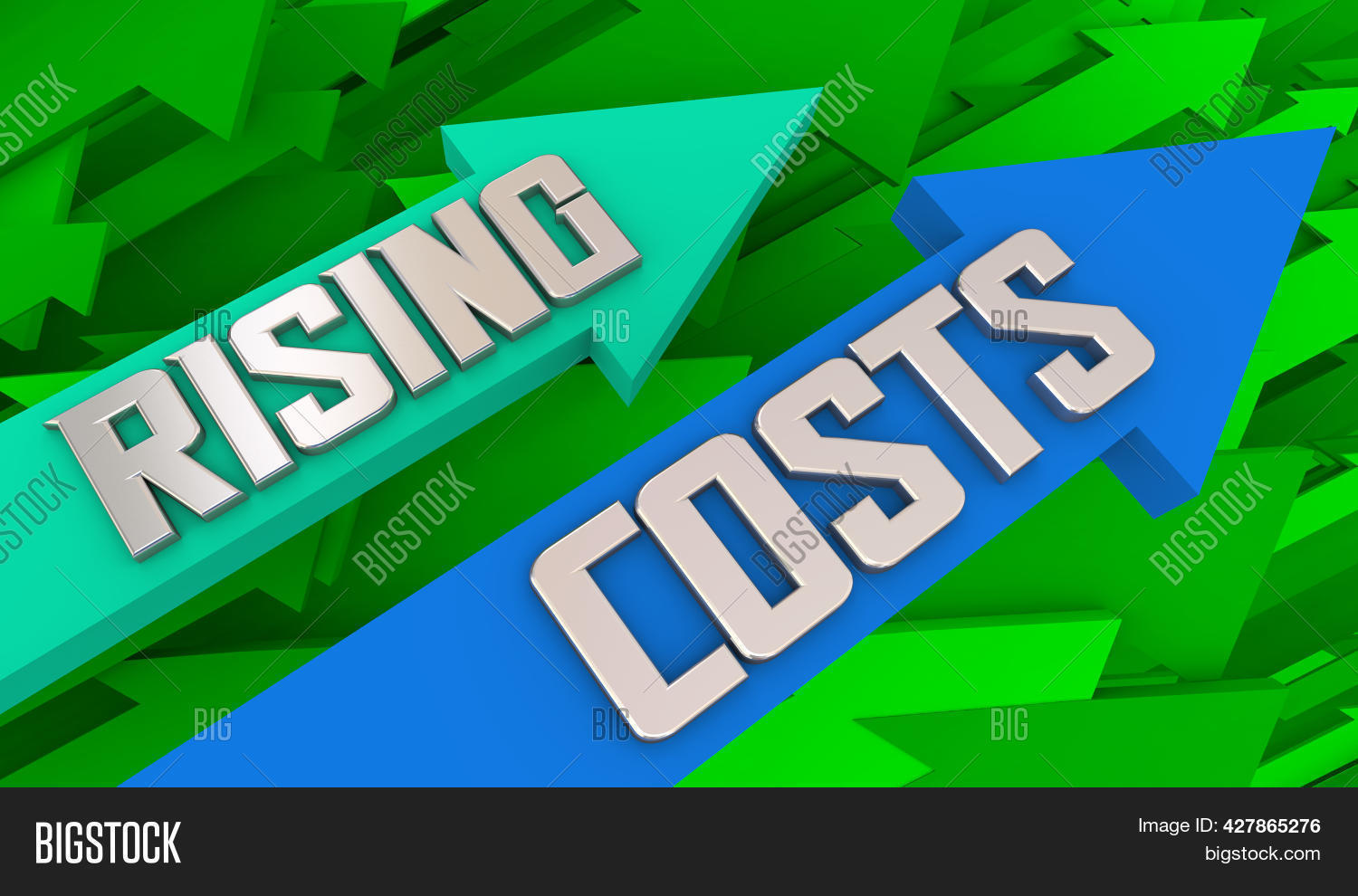 Rising Costs Arrows Image & Photo (Free Trial) | Bigstock