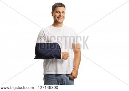 Young Man Broken Arm Image & Photo (Free Trial) | Bigstock