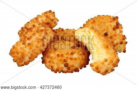 Cheddar Cheese Nuggets Image & Photo (Free Trial) | Bigstock