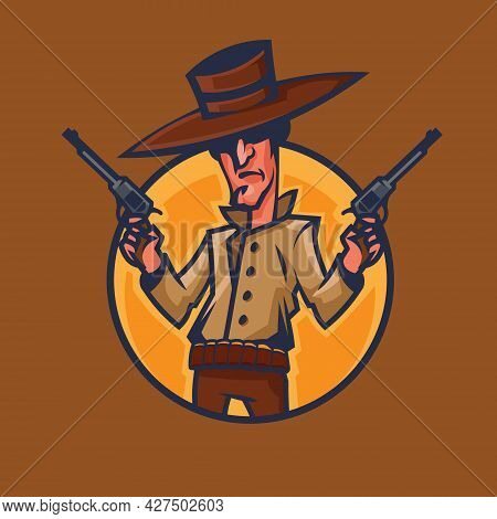 Cowboy Holding Vector & Photo (Free Trial) | Bigstock