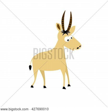 Antelope 2d Cartoon Vector & Photo (Free Trial) | Bigstock