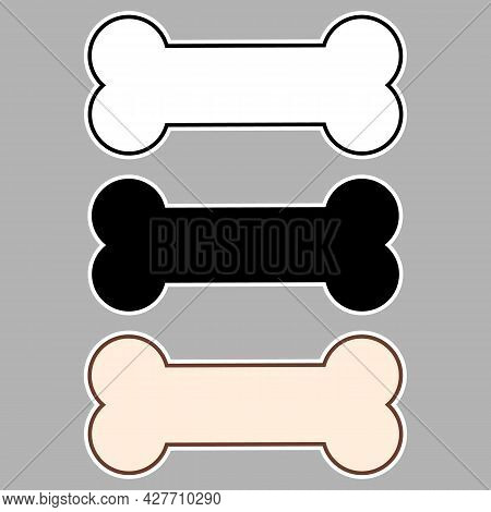 Bone Stickers. Vector Vector & Photo (Free Trial) | Bigstock